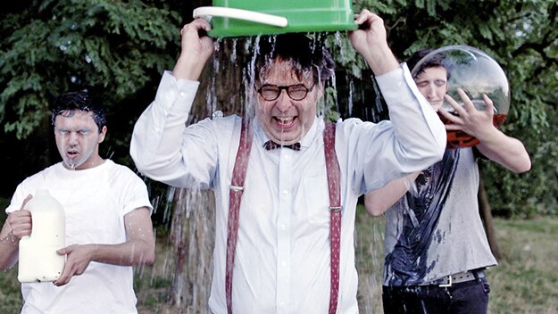 Pompous Professor Martins (the Mighty Boosh's Rich Fulcher) examines ...