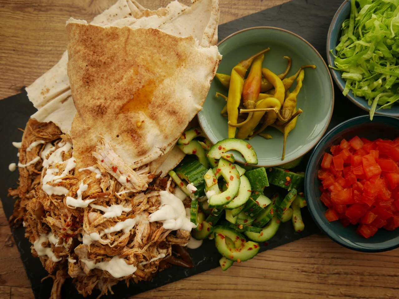 Sunday Brunch - Articles - Turkey Shawarma with Cucumber Salad - All 4